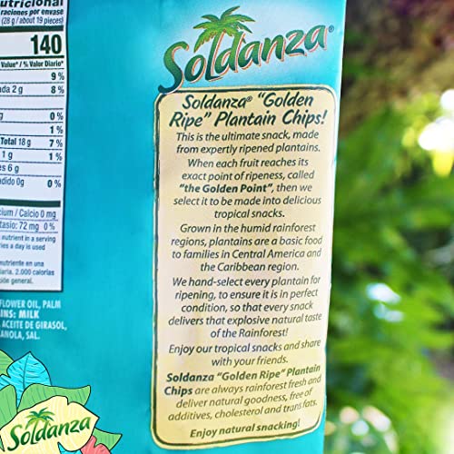 Soldanza Maduritos Plantain Chips, Ripe, 2.5 Ounce (Pack of 24) – PAISANAS
